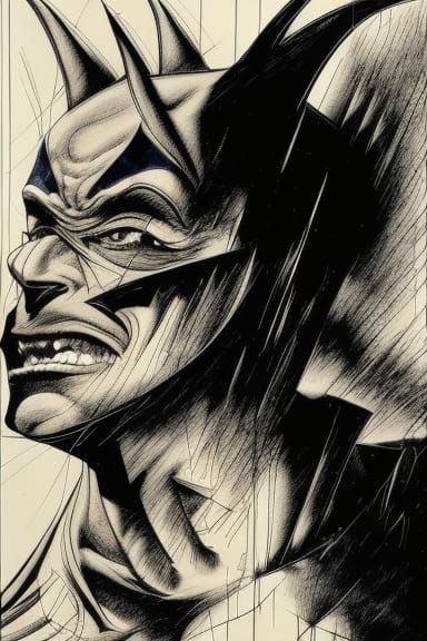 Batman Portrait Head and shoulders by Todd McFarlane, Ralph Bakshi ...