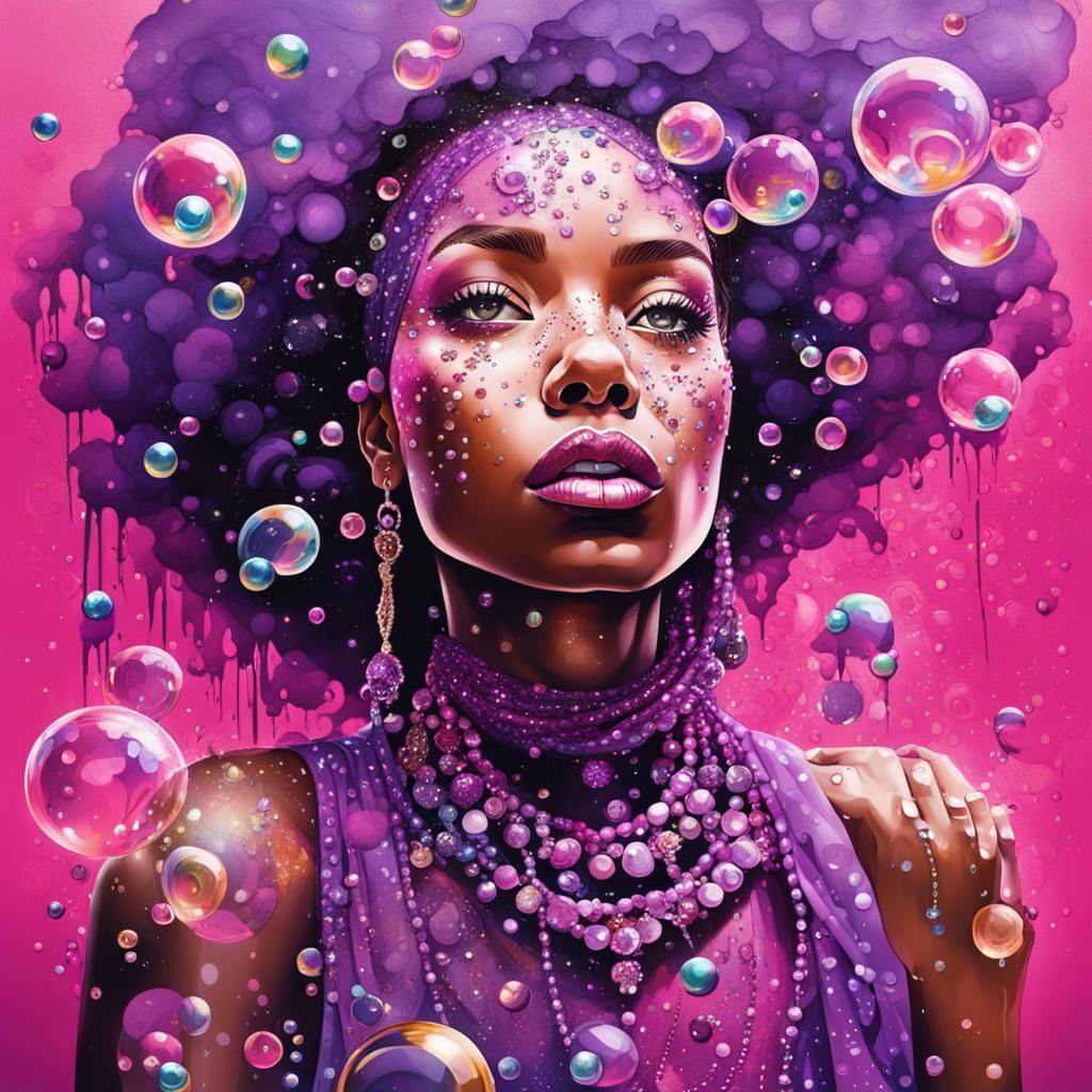 Bubbly - AI Generated Artwork - NightCafe Creator
