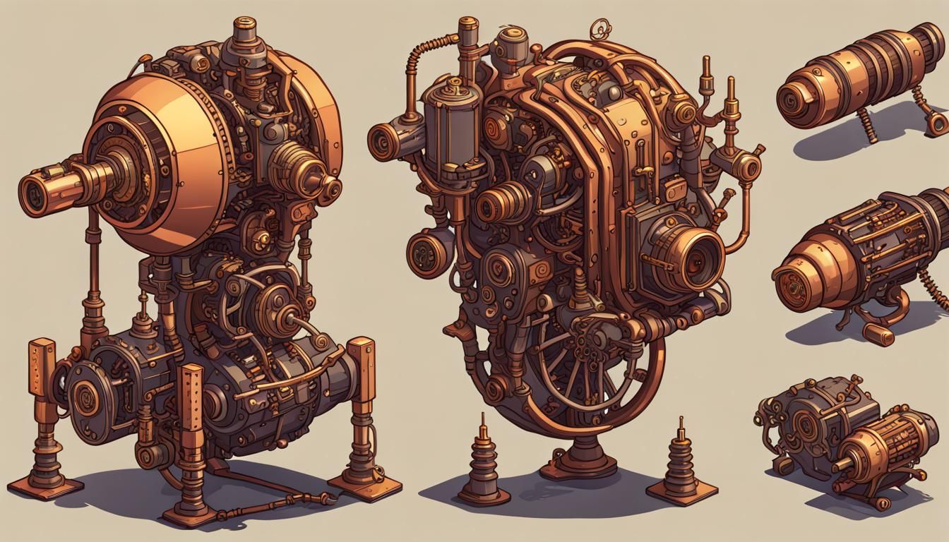 steampunk ancient alien starship - AI Generated Artwork - NightCafe Creator
