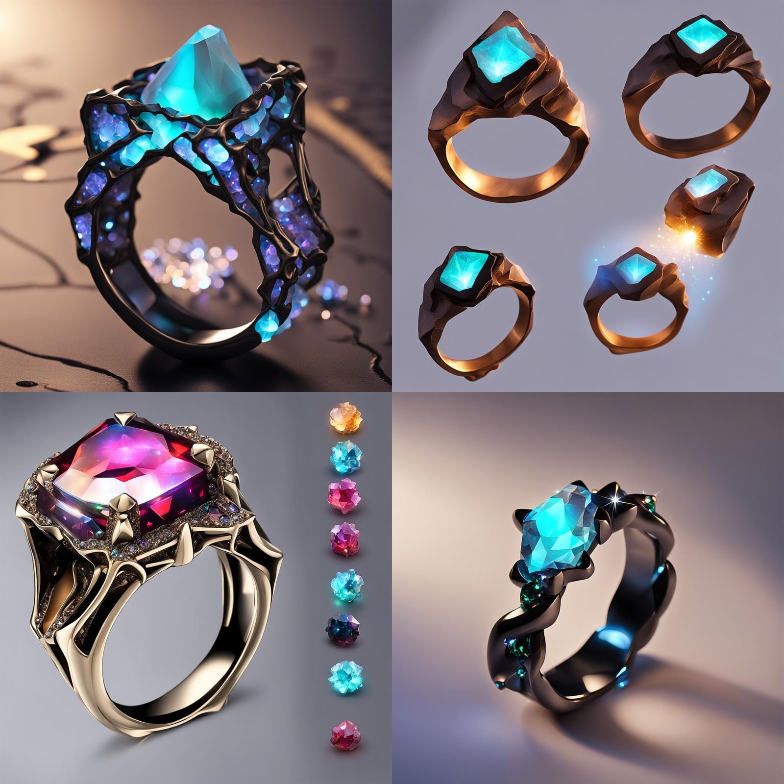 magic rings - AI Generated Artwork - NightCafe Creator