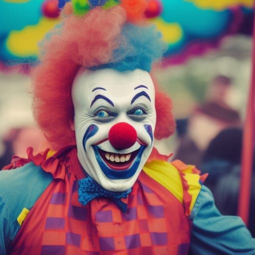 Happy clown - AI Generated Artwork - NightCafe Creator