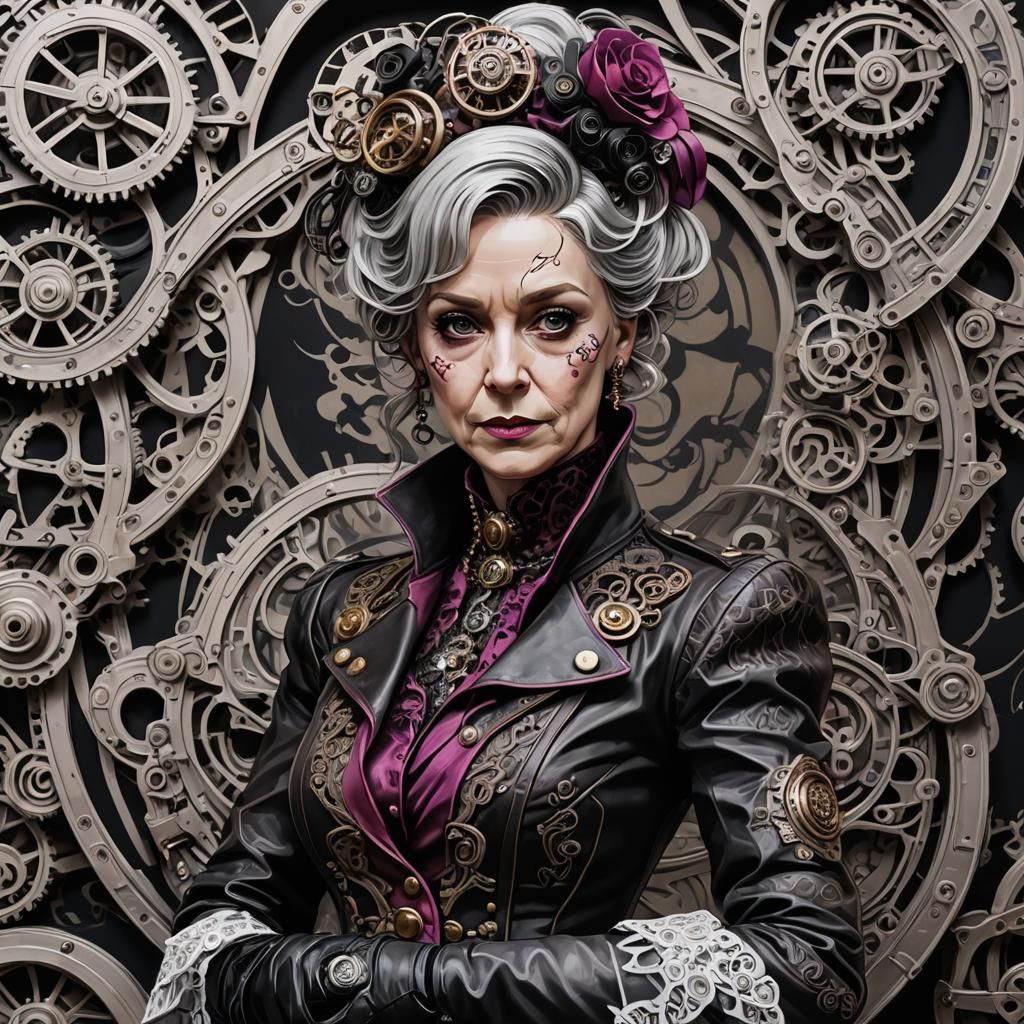 Mrs Hudson is (secretly) a steampunk aficionada - AI Generated Artwork ...
