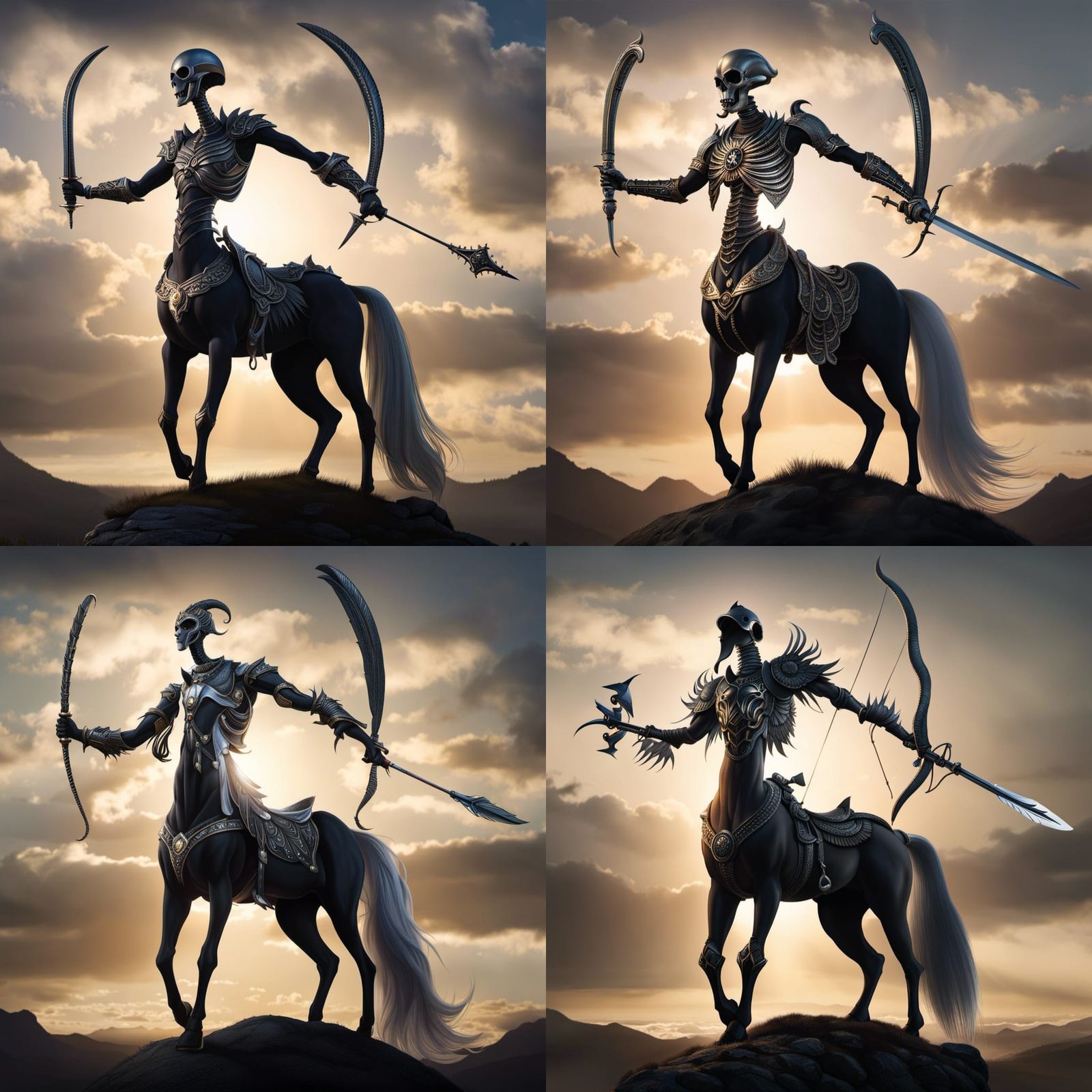 An Undead Centaur - AI Generated Artwork - NightCafe Creator