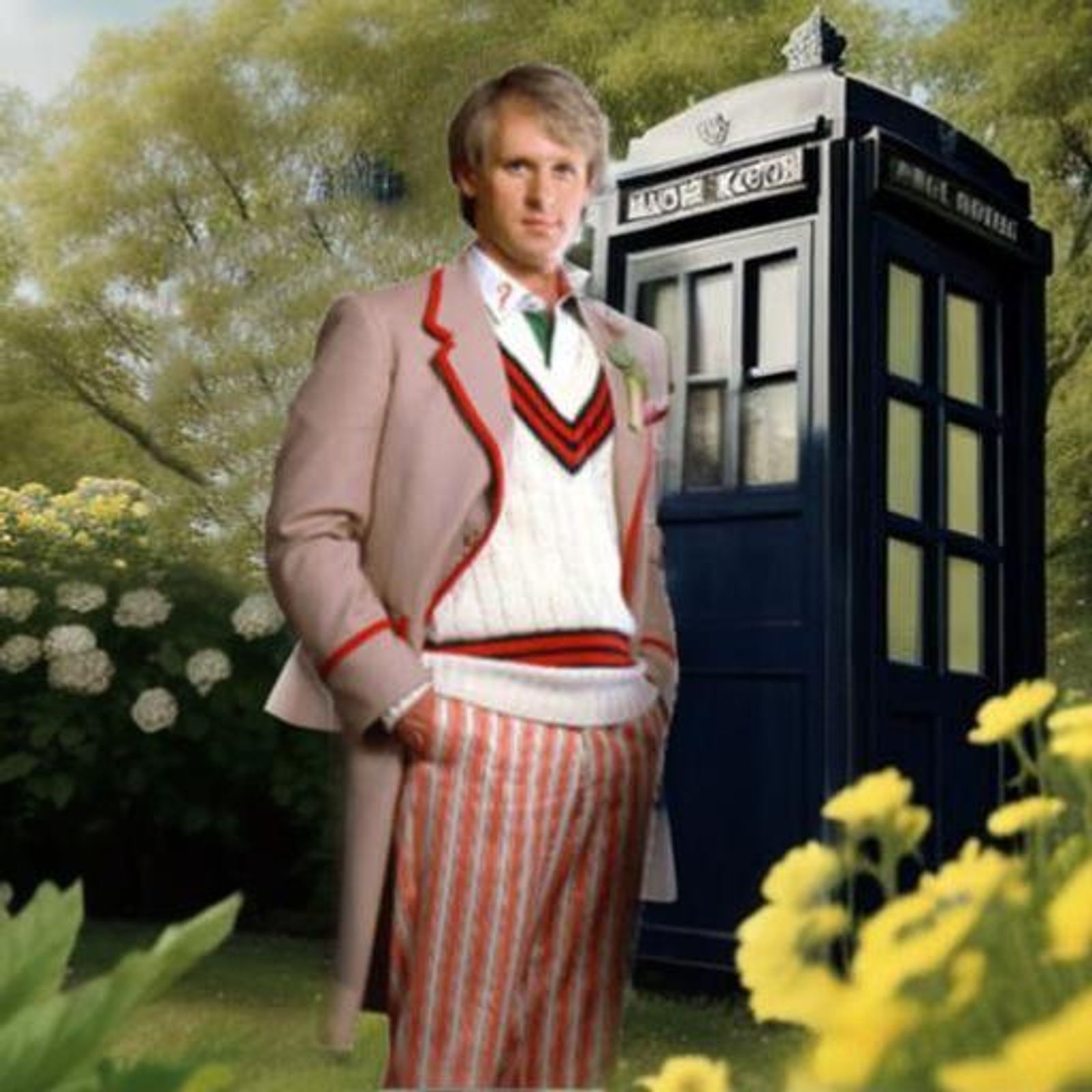 Peter Davidson as the Fifth Doctor in Doctor WHO - AI Generated Artwork ...