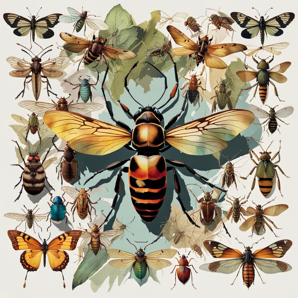 Insects - AI Generated Artwork - NightCafe Creator