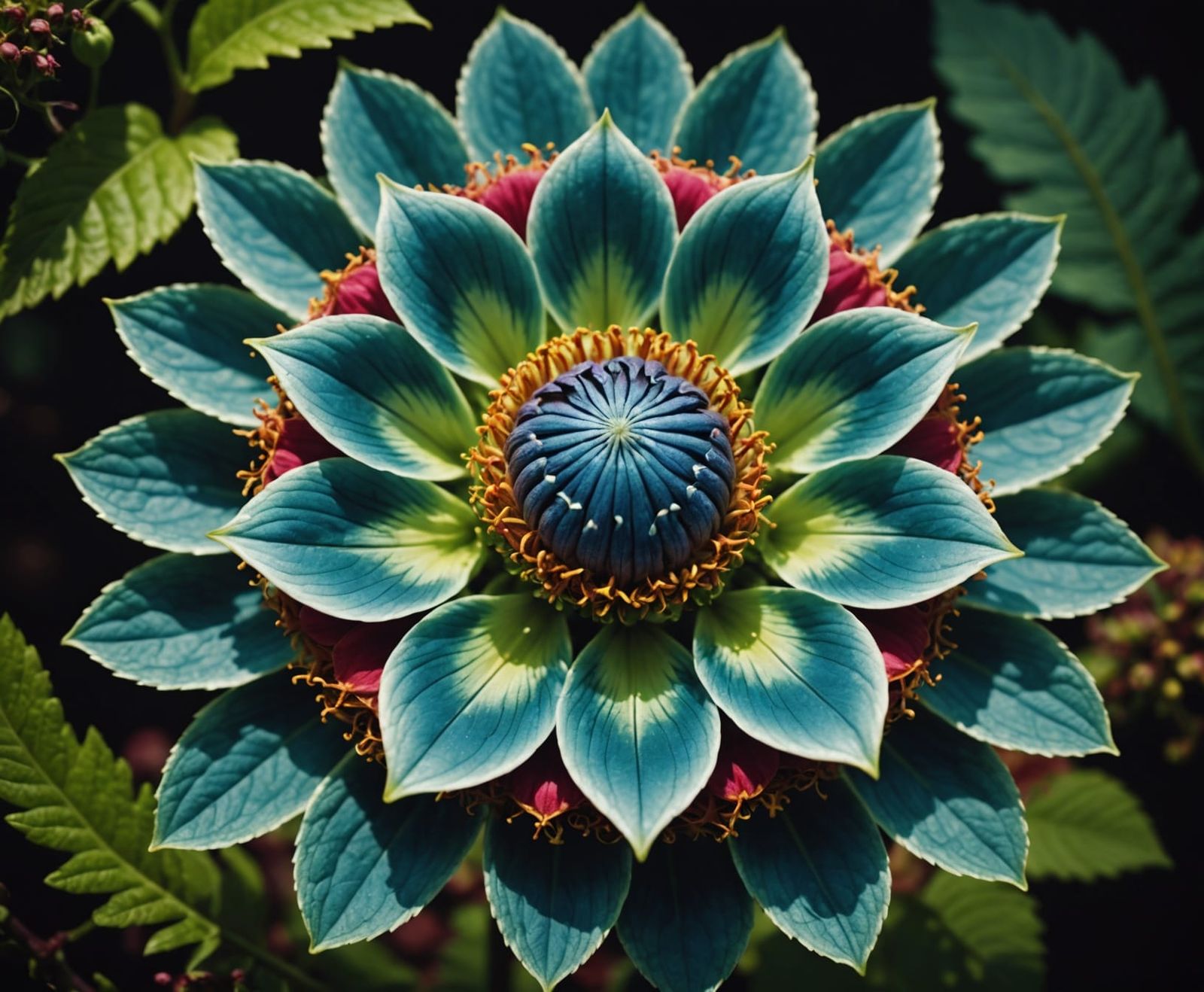 Portrait of a fantasy flower - Portrait of a fantasy flower