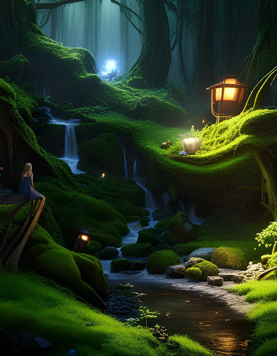 fairy forest - AI Generated Artwork - NightCafe Creator