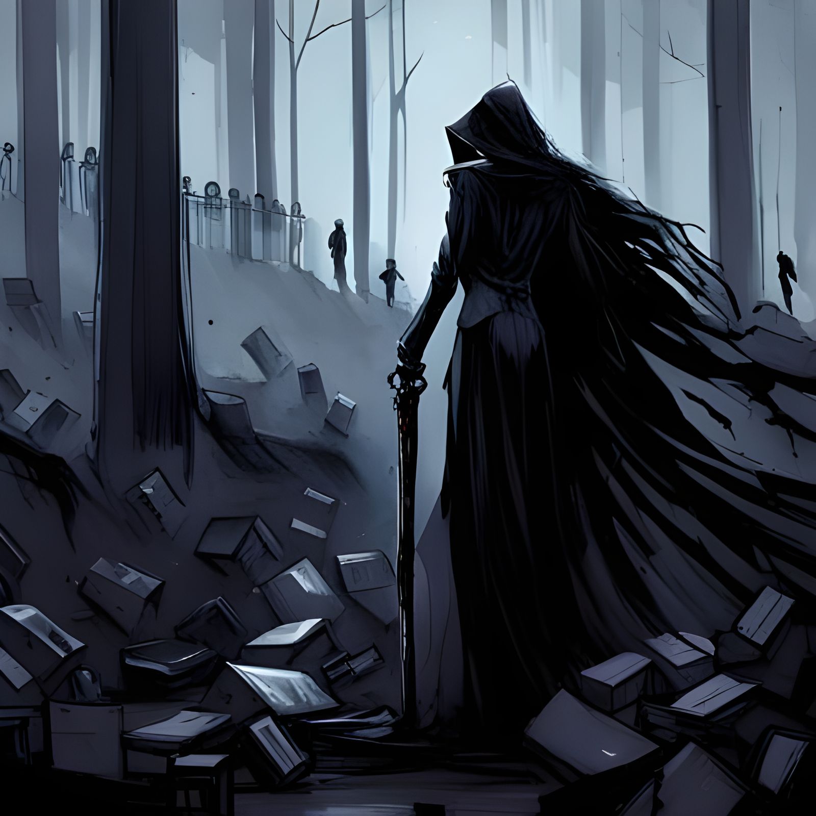 Dark Ghost 2 - AI Generated Artwork - NightCafe Creator