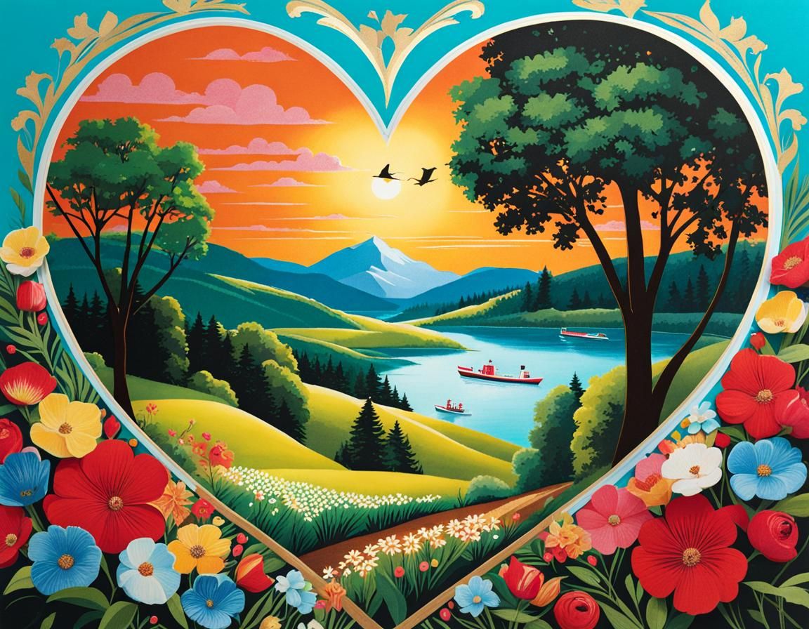 Postcard - AI Generated Artwork - NightCafe Creator