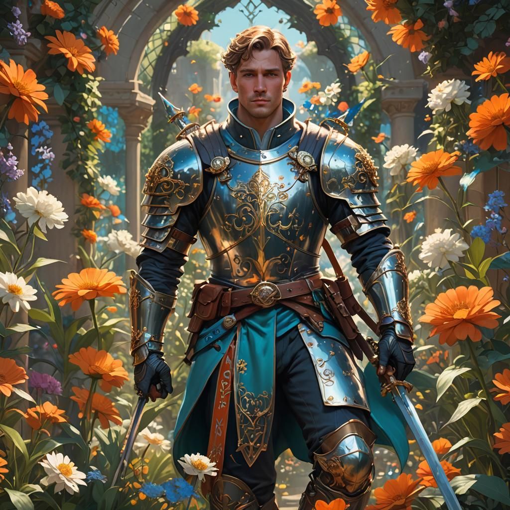 Prince Charming in shining armour - AI Generated Artwork - NightCafe ...