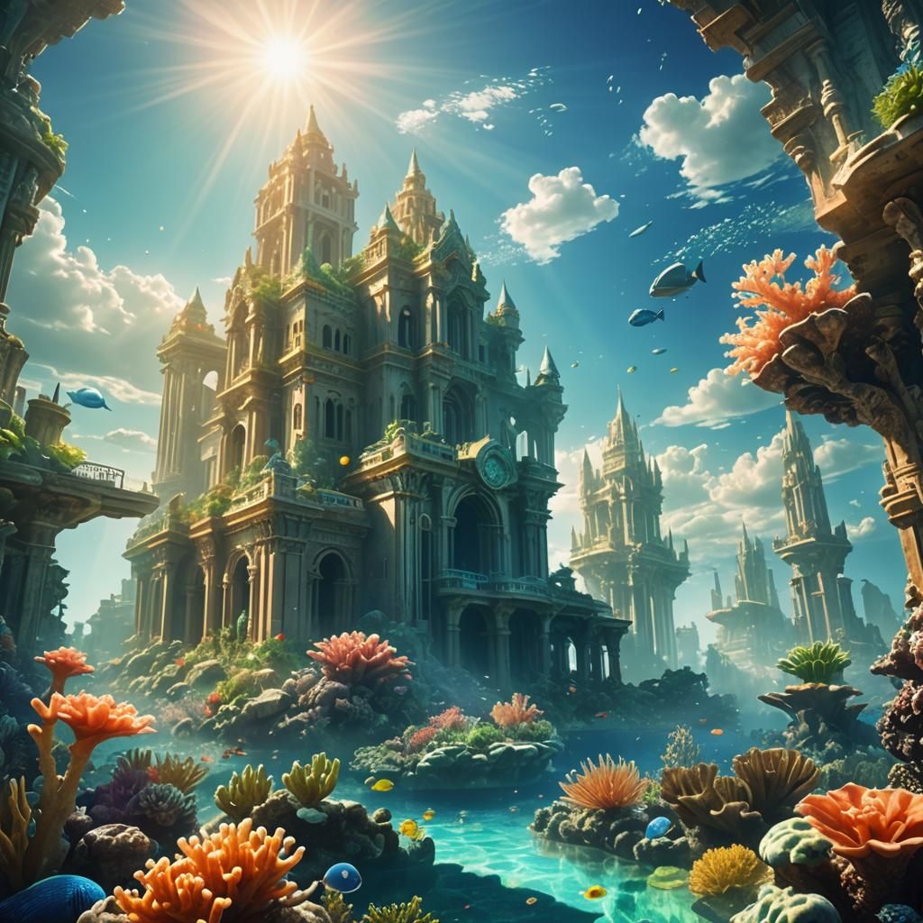 Atlantis - AI Generated Artwork - NightCafe Creator