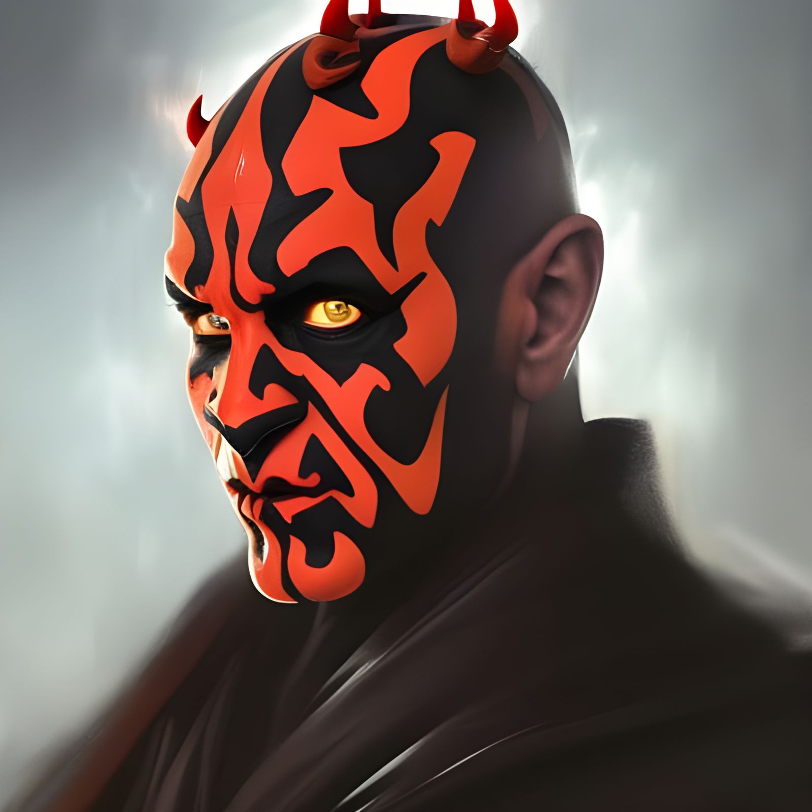 Sam Witwer as Darth Maul - AI Generated Artwork - NightCafe Creator
