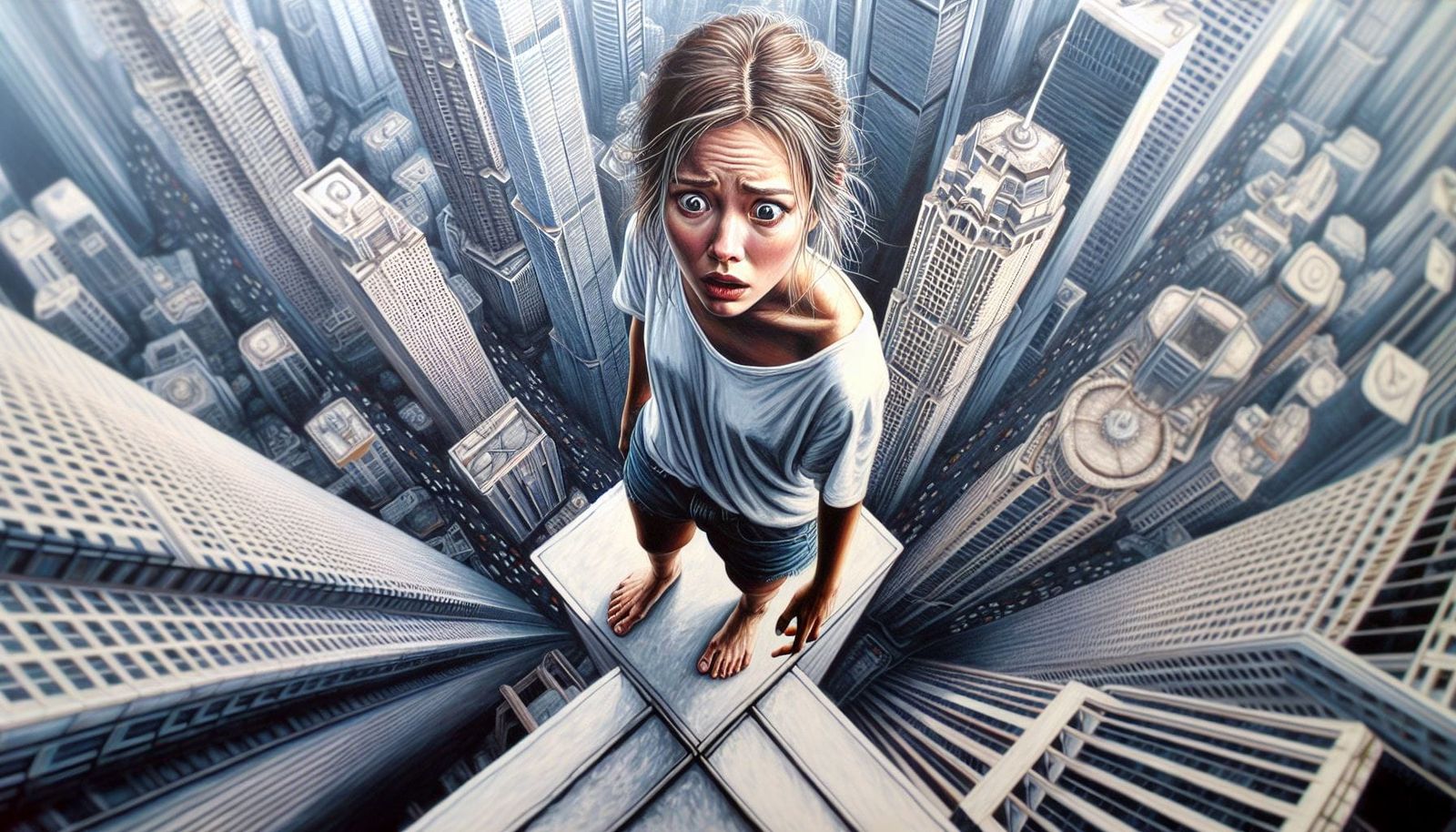 Acrophobia - Fear of heights - AI Generated Artwork - NightCafe Creator