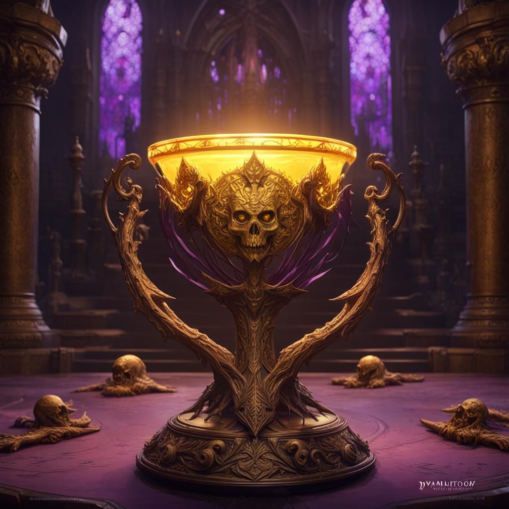 chalice of death - AI Generated Artwork - NightCafe Creator