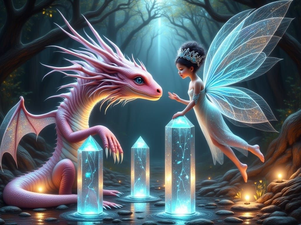 Luna the Fairy and her Friend Zephyr