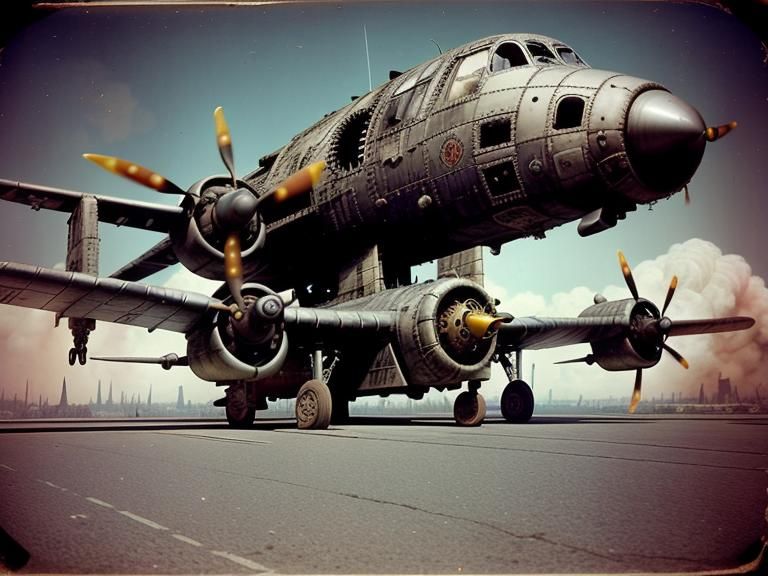 post cards of A Post Apocalyptic View Of A giant Highly Detailed ...