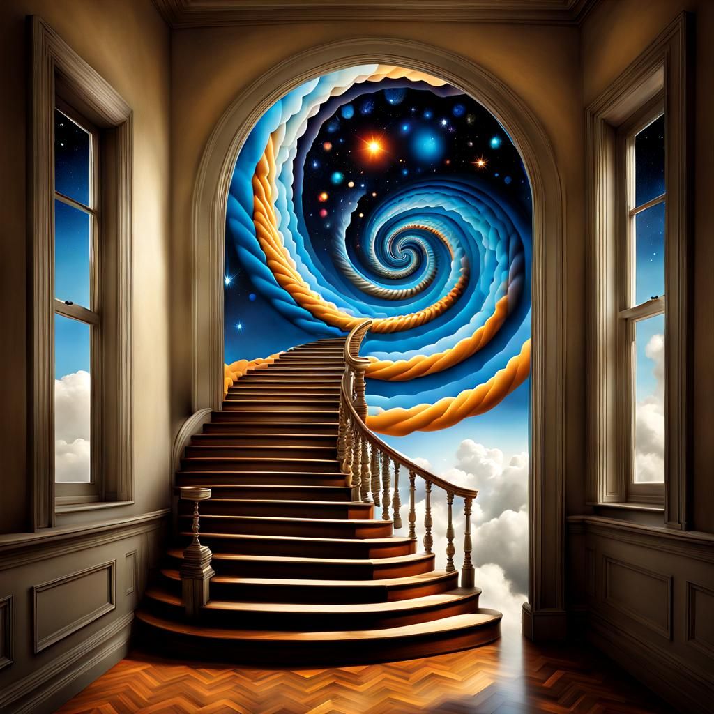 A Step Outside of Reality - AI Generated Artwork - NightCafe Creator