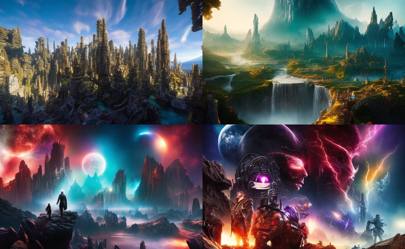 Infinite realities - AI Generated Artwork - NightCafe Creator