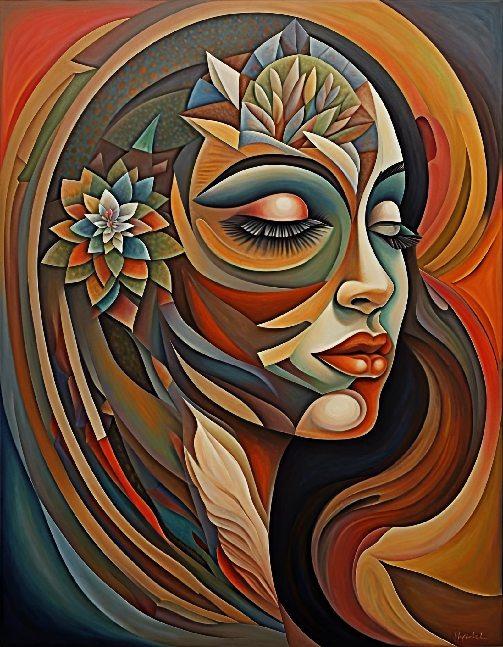 Create a stunningly intricate and evocative metaphysical masterpiece ...