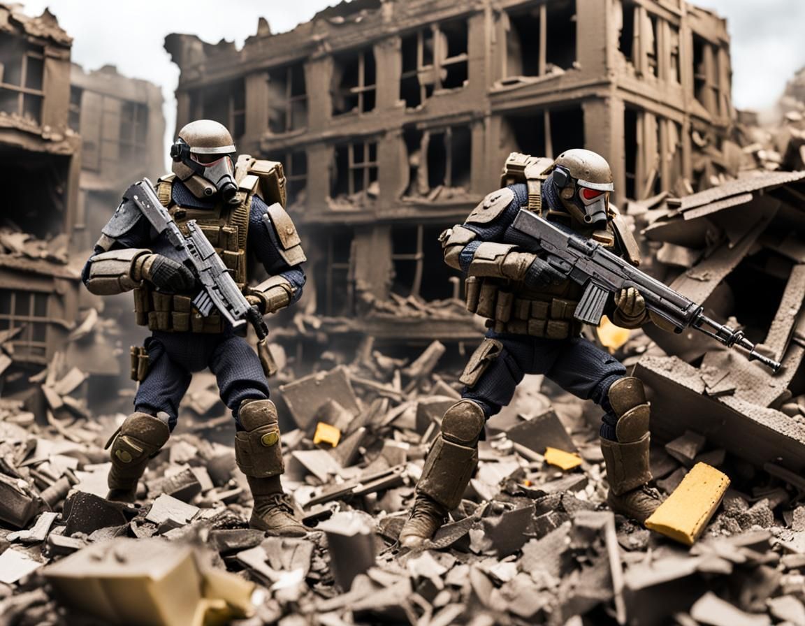 Toy Soldiers - AI Generated Artwork - NightCafe Creator