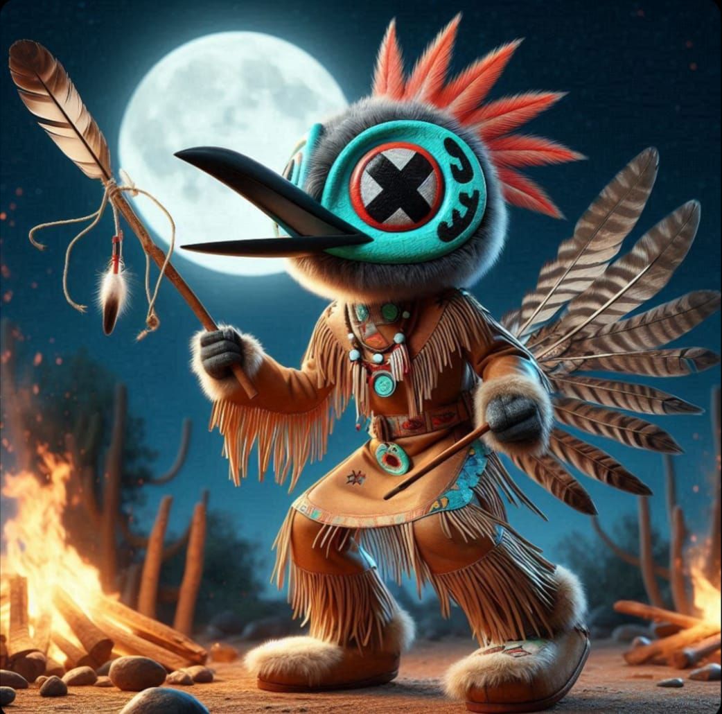 31-38 Kachina Roadrunner - AI Generated Artwork - NightCafe Creator