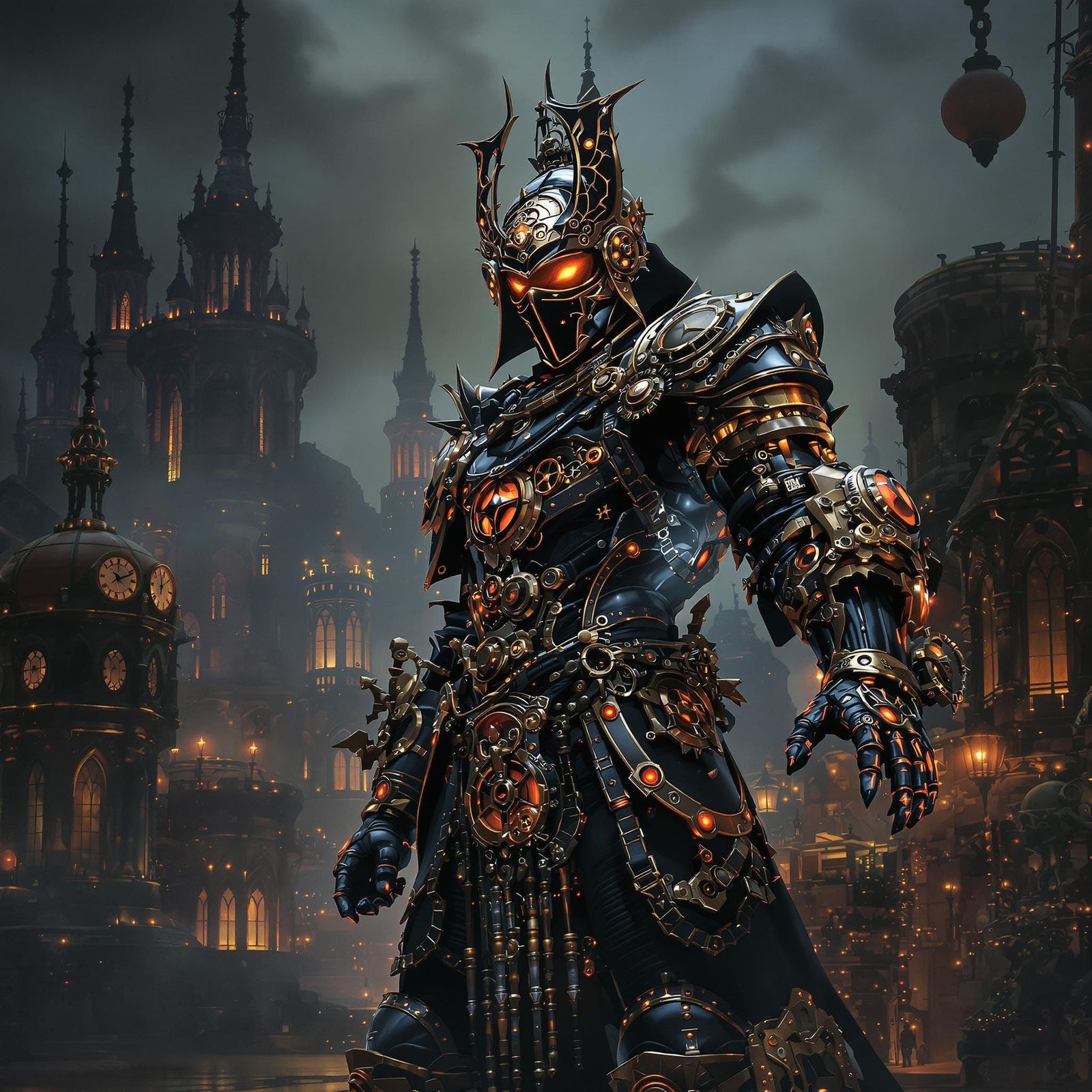 Victorian Gothic Steampunk Ninja - Victorian Gothic Steampun...