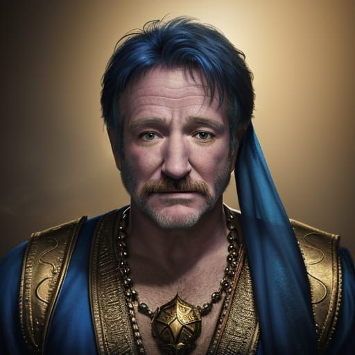 Robin Williams as a Genie - Robin Williams as a Genie