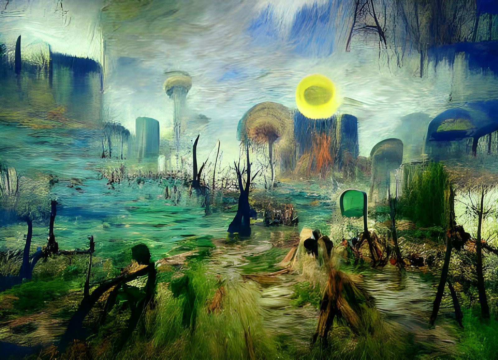Pre-Apocalyptic World impressionism - AI Generated Artwork - NightCafe ...