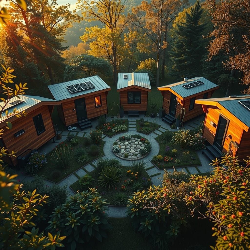 Tiny Home Sustainable Community - Tiny Home Sustainable Comm...