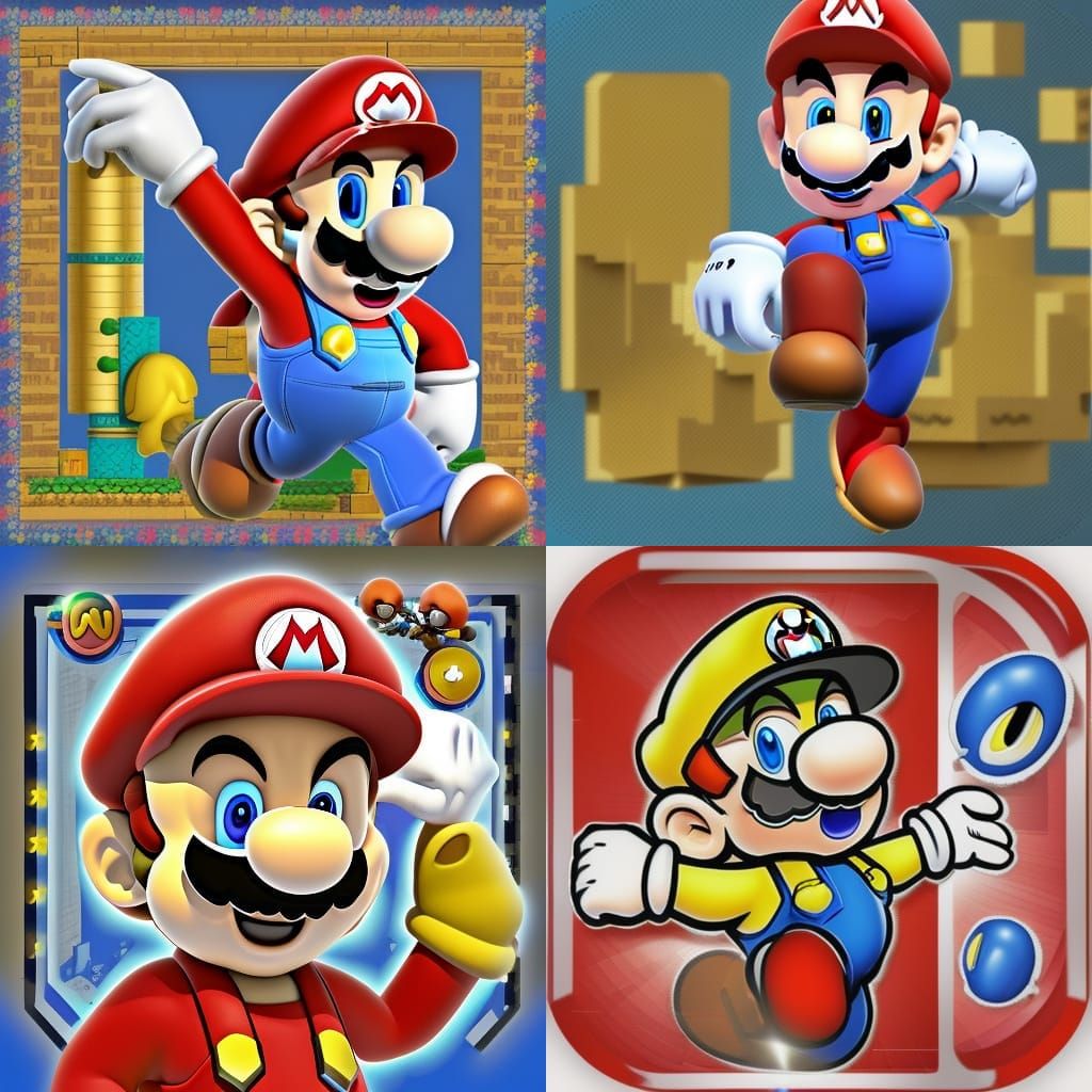 Fake cheap unlicensed recolored super mario and sonic moblie game app ...