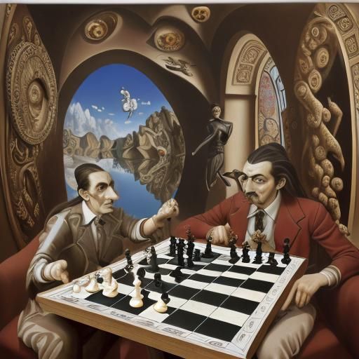 Strange chess - AI Generated Artwork - NightCafe Creator