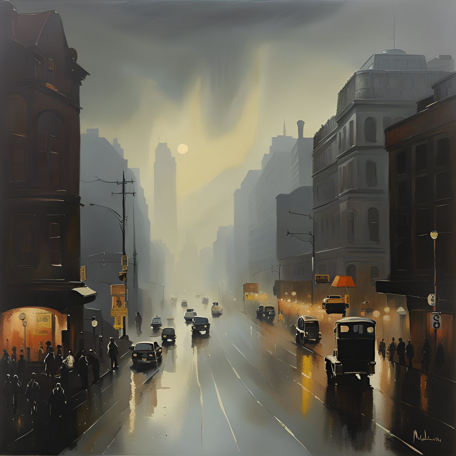 Misty Mornings (Australian tonalism / tonal realism), Homage to Max ...