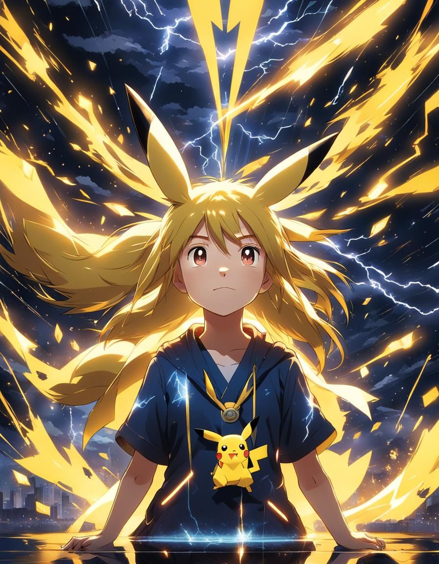If Pikachu was a human - AI Generated Artwork - NightCafe Creator