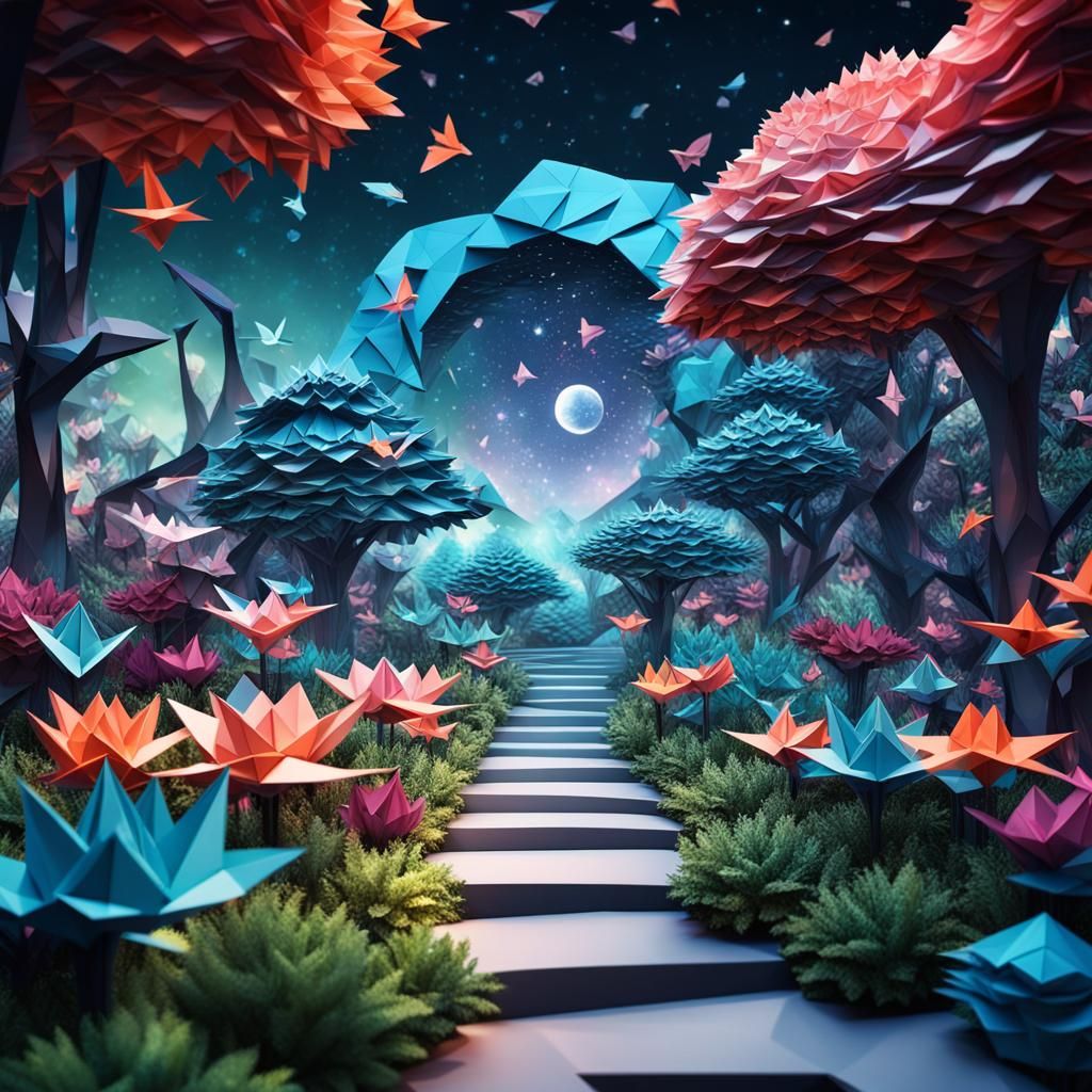 beautiful astral garden - AI Generated Artwork - NightCafe Creator