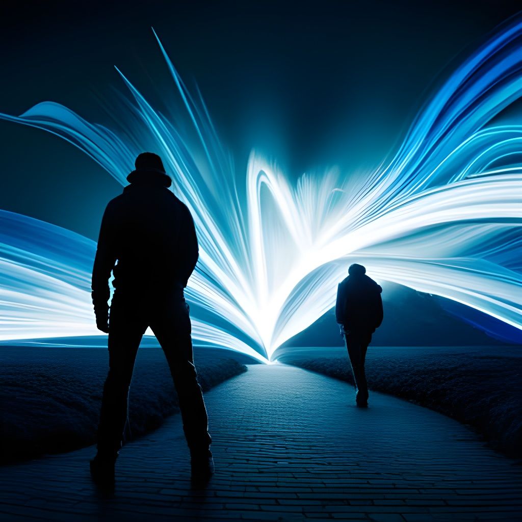 Blue Fire - AI Generated Artwork - NightCafe Creator