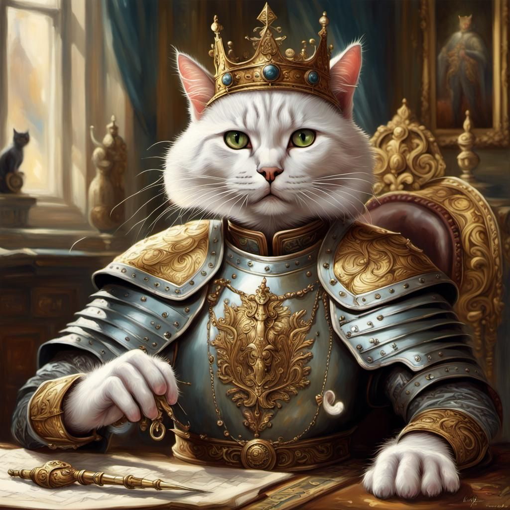 Cats will rule the world one day - AI Generated Artwork - NightCafe Creator