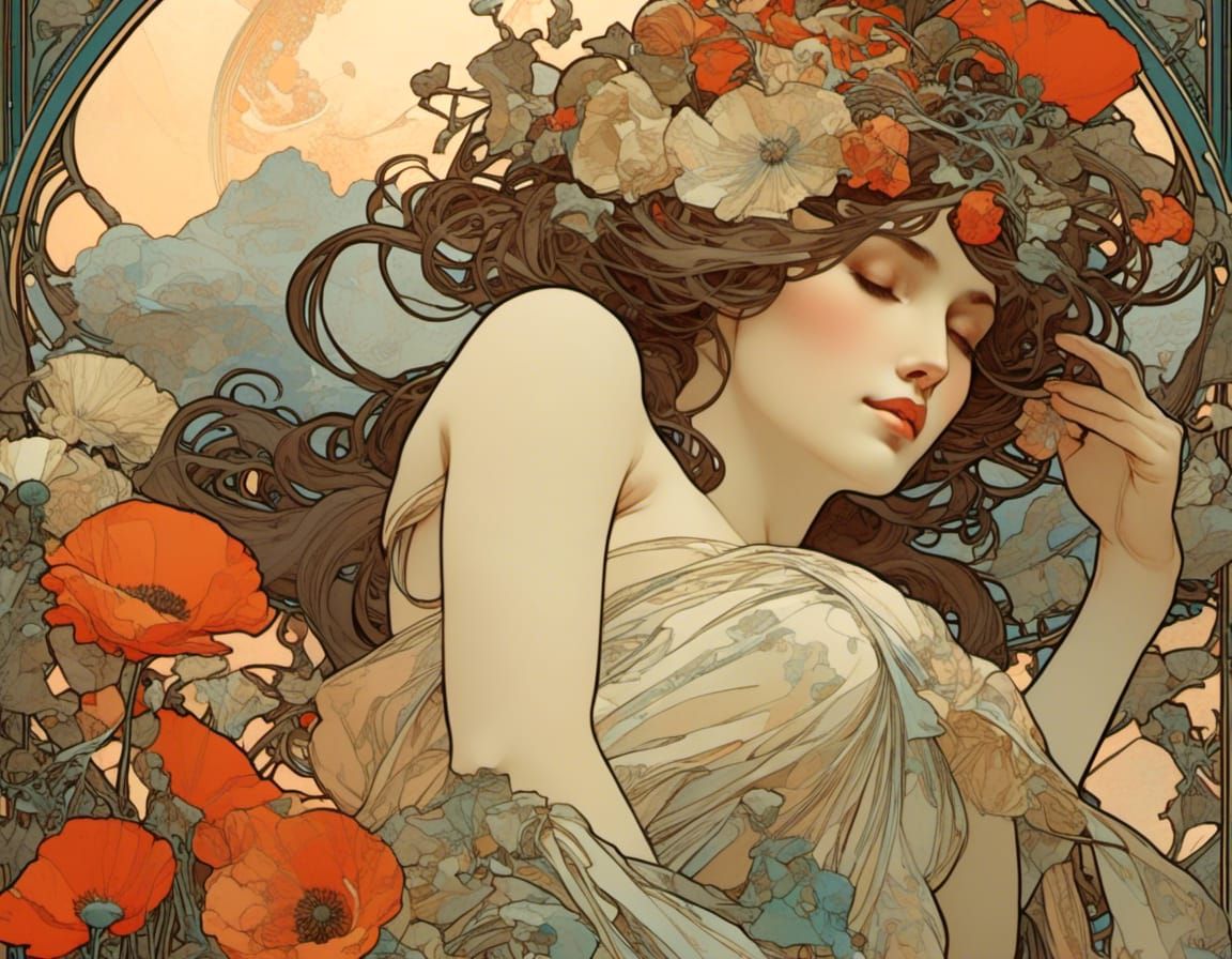 Poppy Dreams - AI Generated Artwork - NightCafe Creator