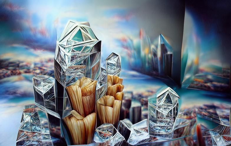 Crystal architecture by Carly Waito hyperrealism - AI Generated Artwork ...