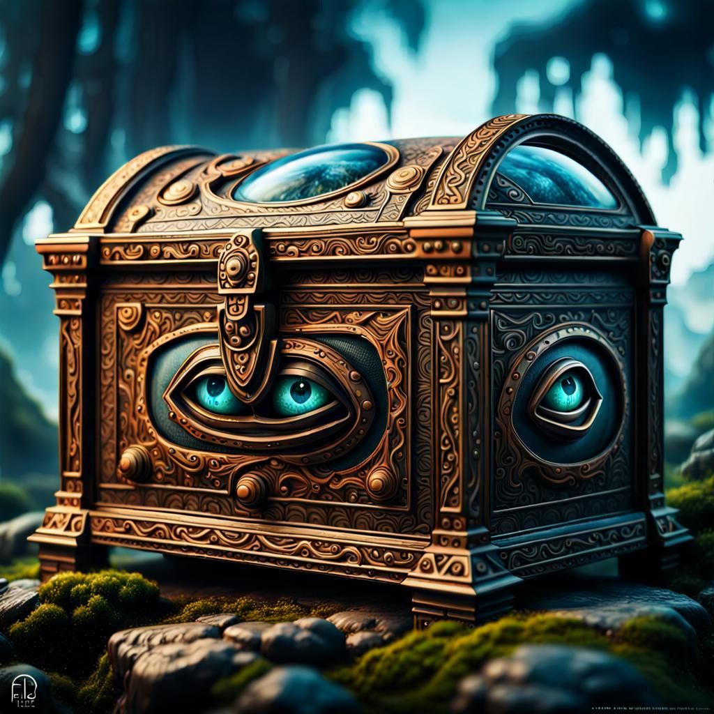 Mimikry chest - AI Generated Artwork - NightCafe Creator