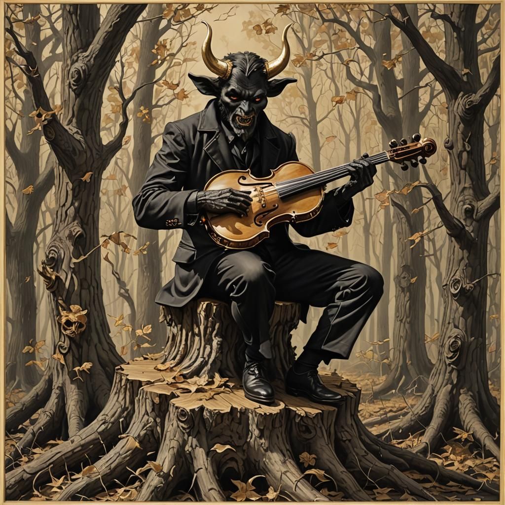 Devil Went Down to Georgia - AI Generated Artwork - NightCafe Creator