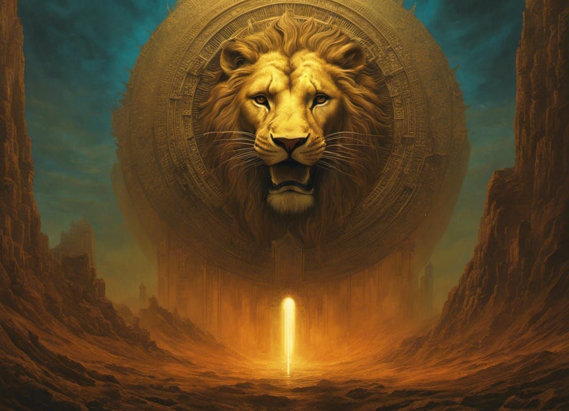 "The Lion Solstice" - AI Generated Artwork - NightCafe Creator