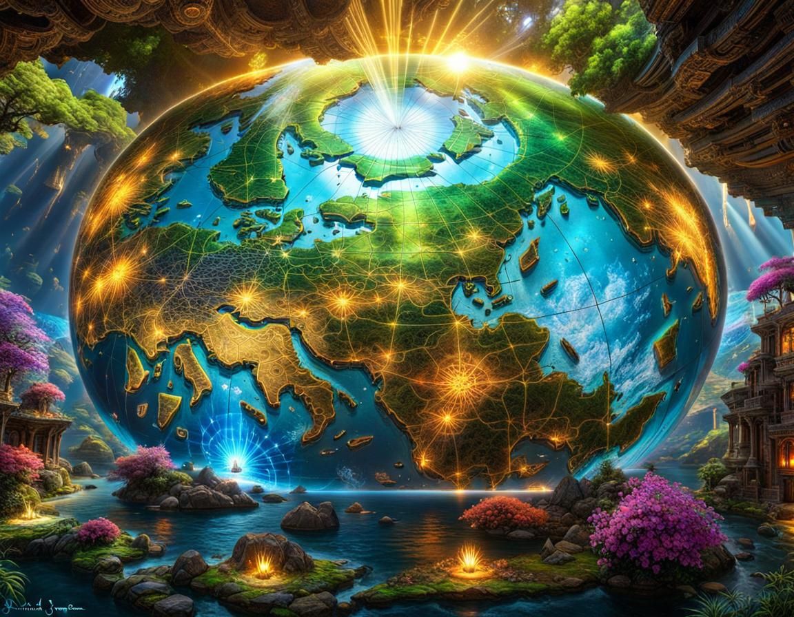 Ethereal Maps - AI Generated Artwork - NightCafe Creator