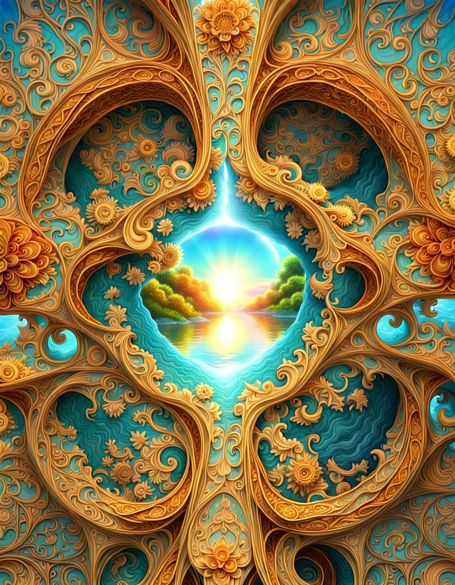 the richness of living incarnation, discovery growth healing, abstract ...