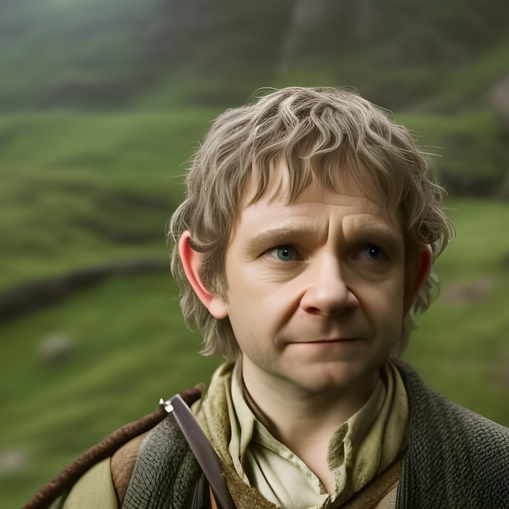 Bilbo Baggins - AI Generated Artwork - NightCafe Creator