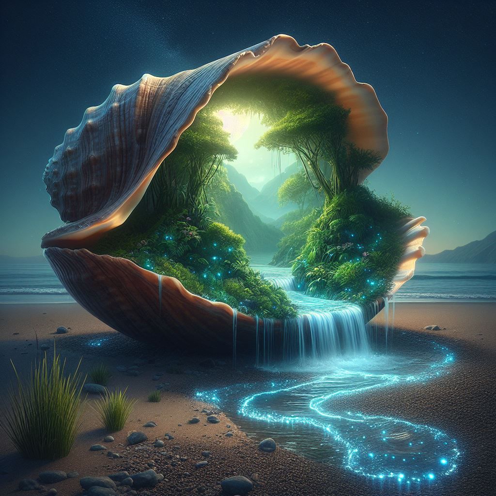 Seashell - AI Generated Artwork - NightCafe Creator