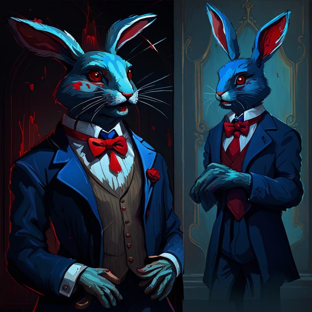 Bon the Rabbit. - AI Generated Artwork - NightCafe Creator