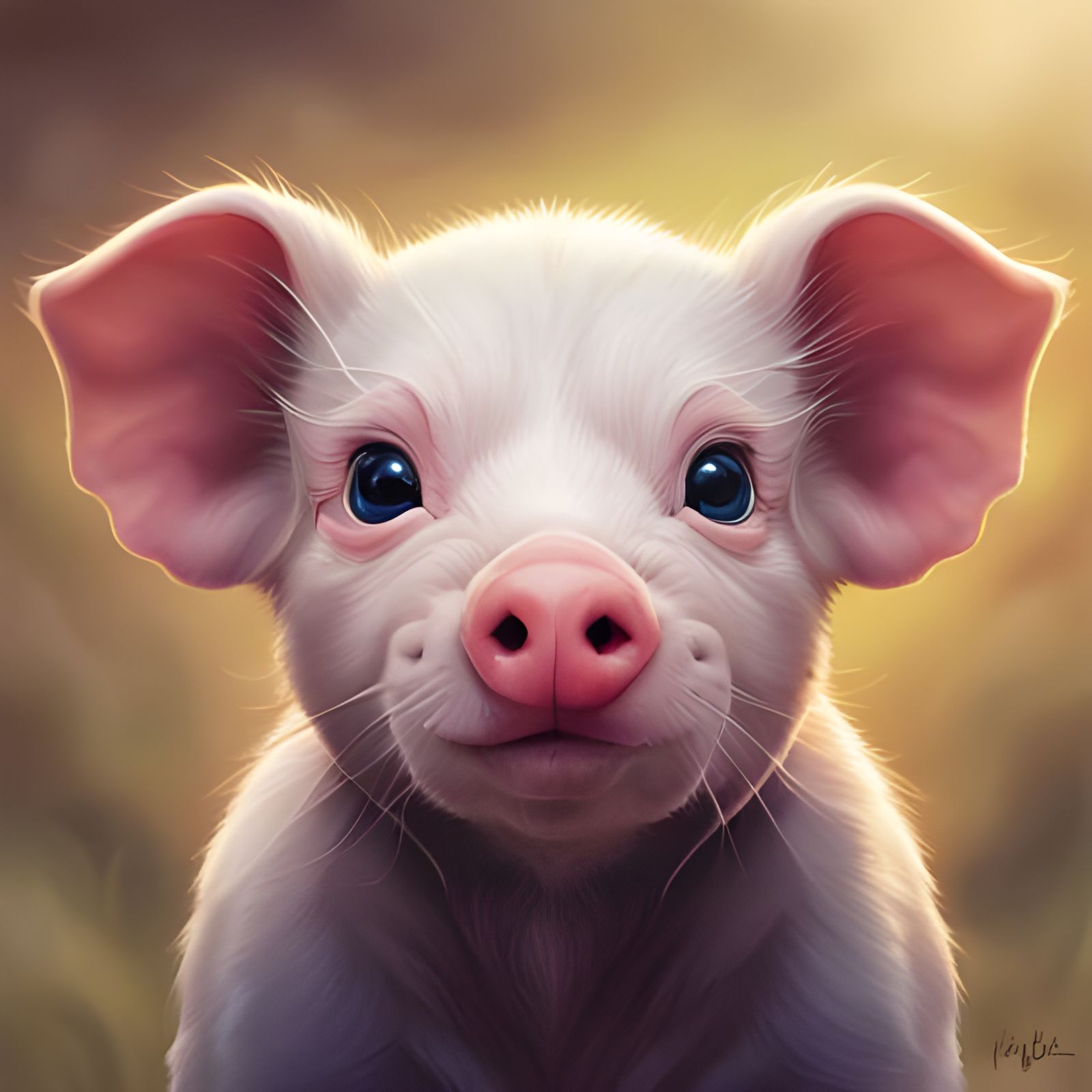 I am told that I will grow into a PIG! - AI Generated Artwork ...