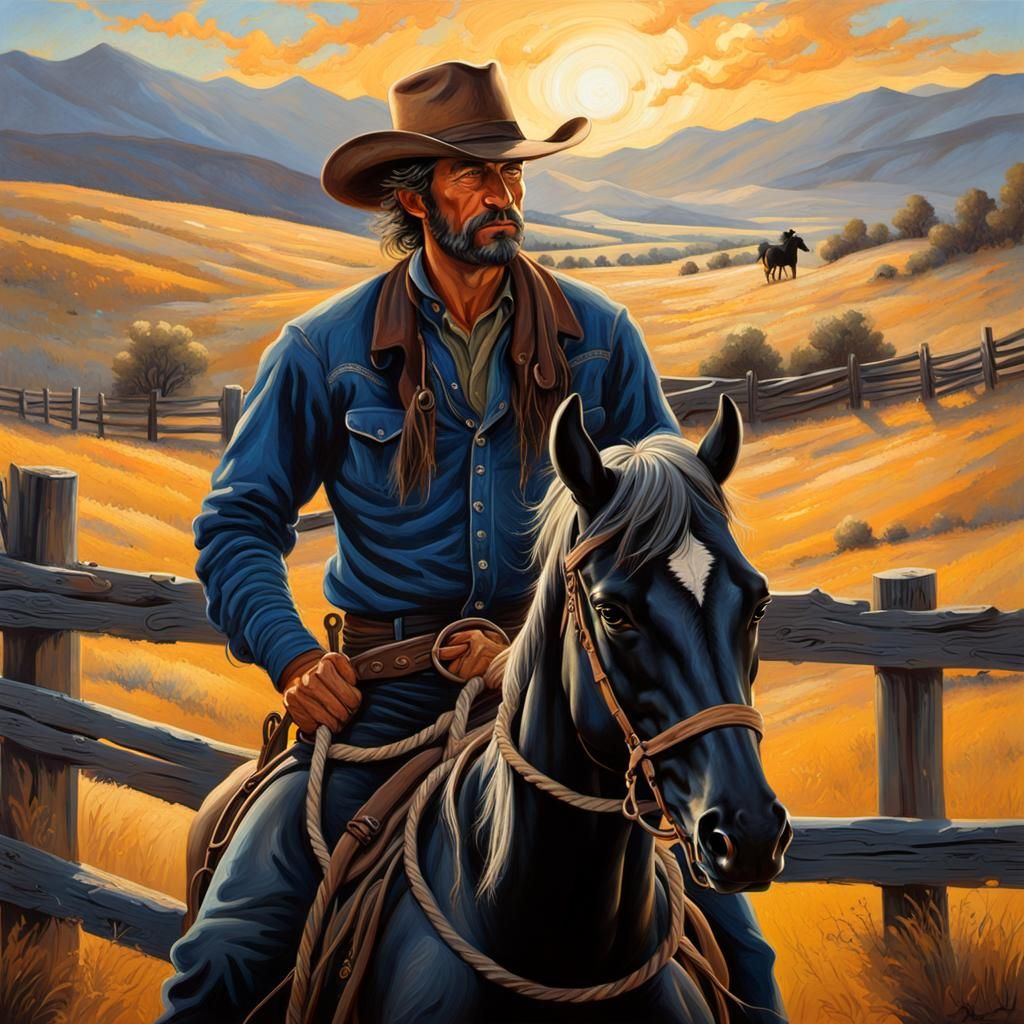 cowboy - AI Generated Artwork - NightCafe Creator