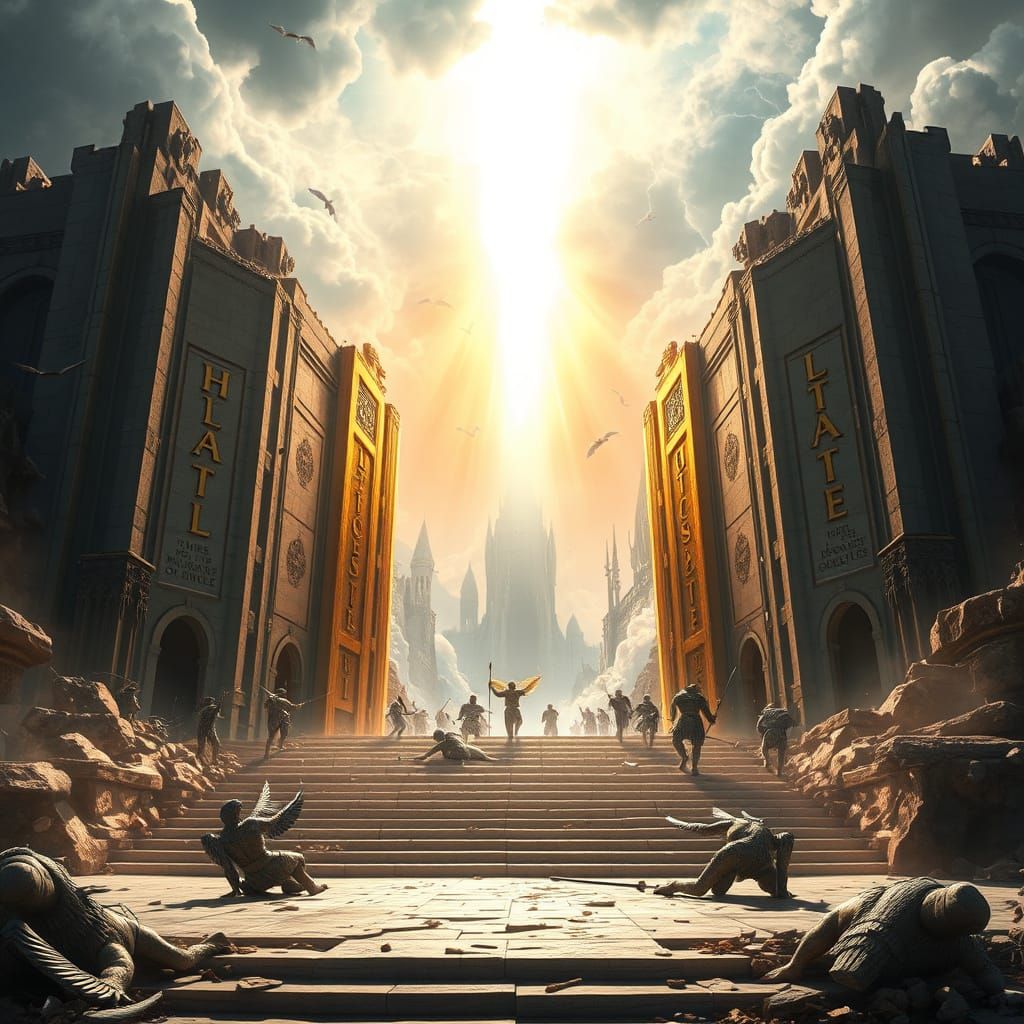 The Breach of the Heavenly Gates - Cosmic Ruins: Fallen Gate...