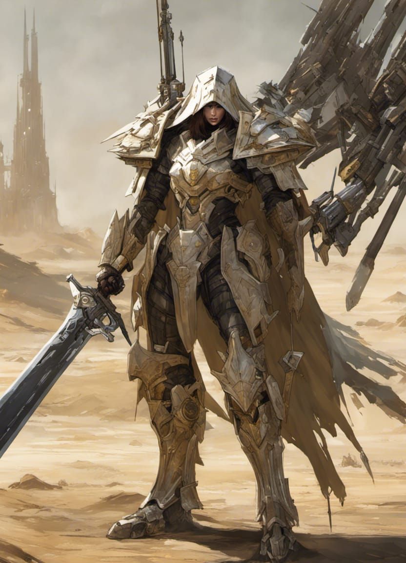 Desert Mecha Witch - AI Generated Artwork - NightCafe Creator